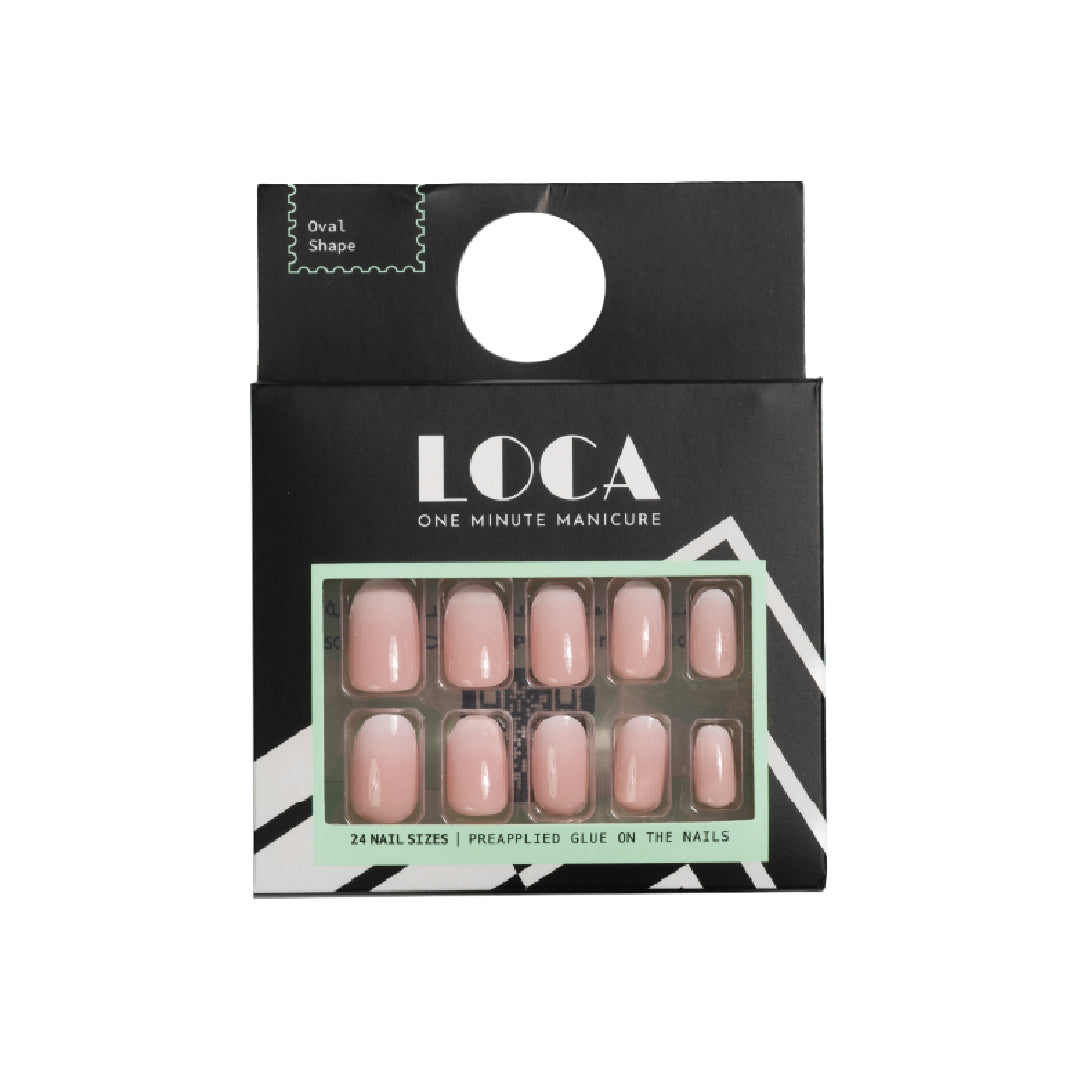 Loca Nails 27 Oval Press-On Nail Tips | Easy & Chic – Avnzor