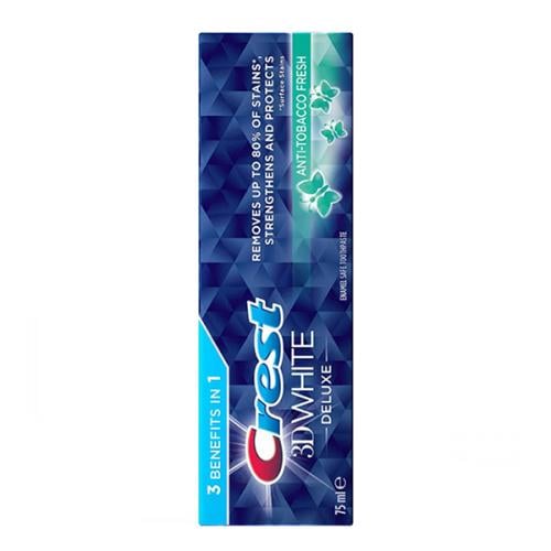 Crest Deluxe Anti Tobacco Toothpaste - 75ml Stain Removal – Avnzor