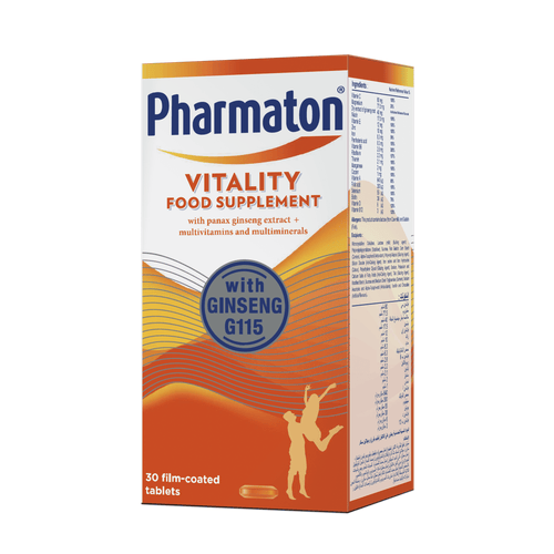 Pharmaton Vitality 100 Tablets - Multivitamin with Ginseng Extract – Avnzor