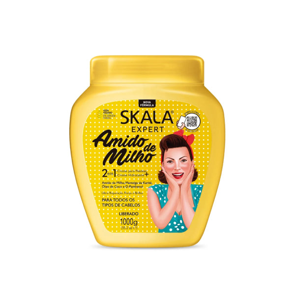 Skala Cornstarch Hair Cream – Deep Nourishment for Damaged Hair – Avnzor